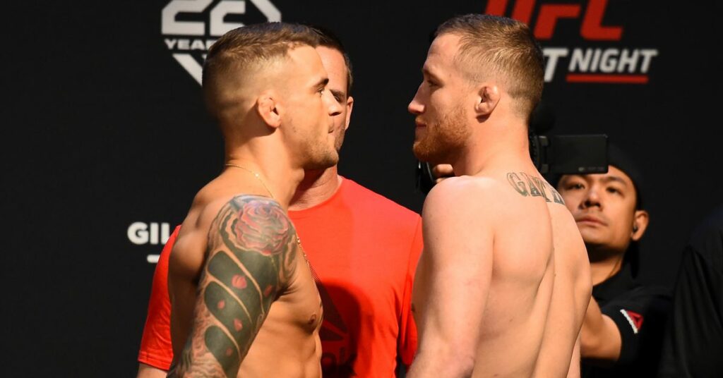 Dustin Poirier vs. Justin Gaethje 2 por el título de BMF encabeza UFC ...