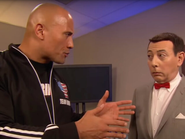 Mira a Pee-Wee Herman unirse al equipo de The Rock Bring It en WWE ...