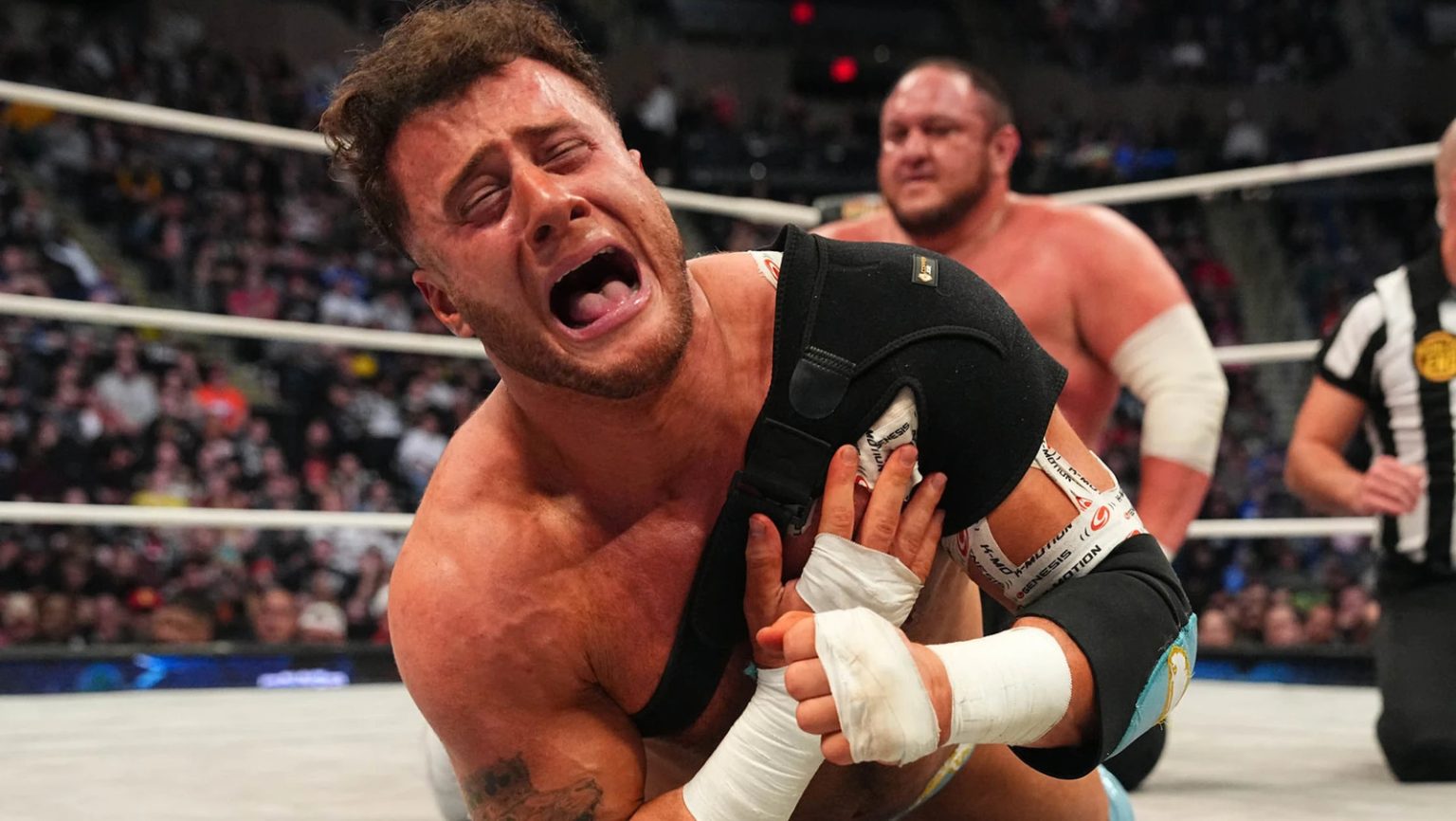 Noticias detrás del escenario sobre los planes originales de AEW para Samoa Joe Vs. MJF en el ...