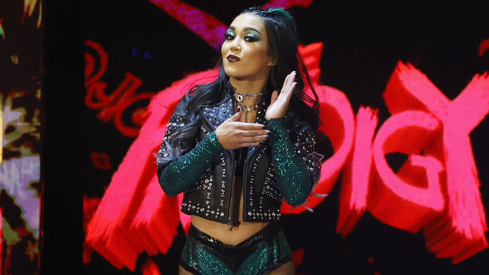 La campeona de NXT, Roxanne Pérez, menciona a los reclutas de la WWE en una promoción después de ...