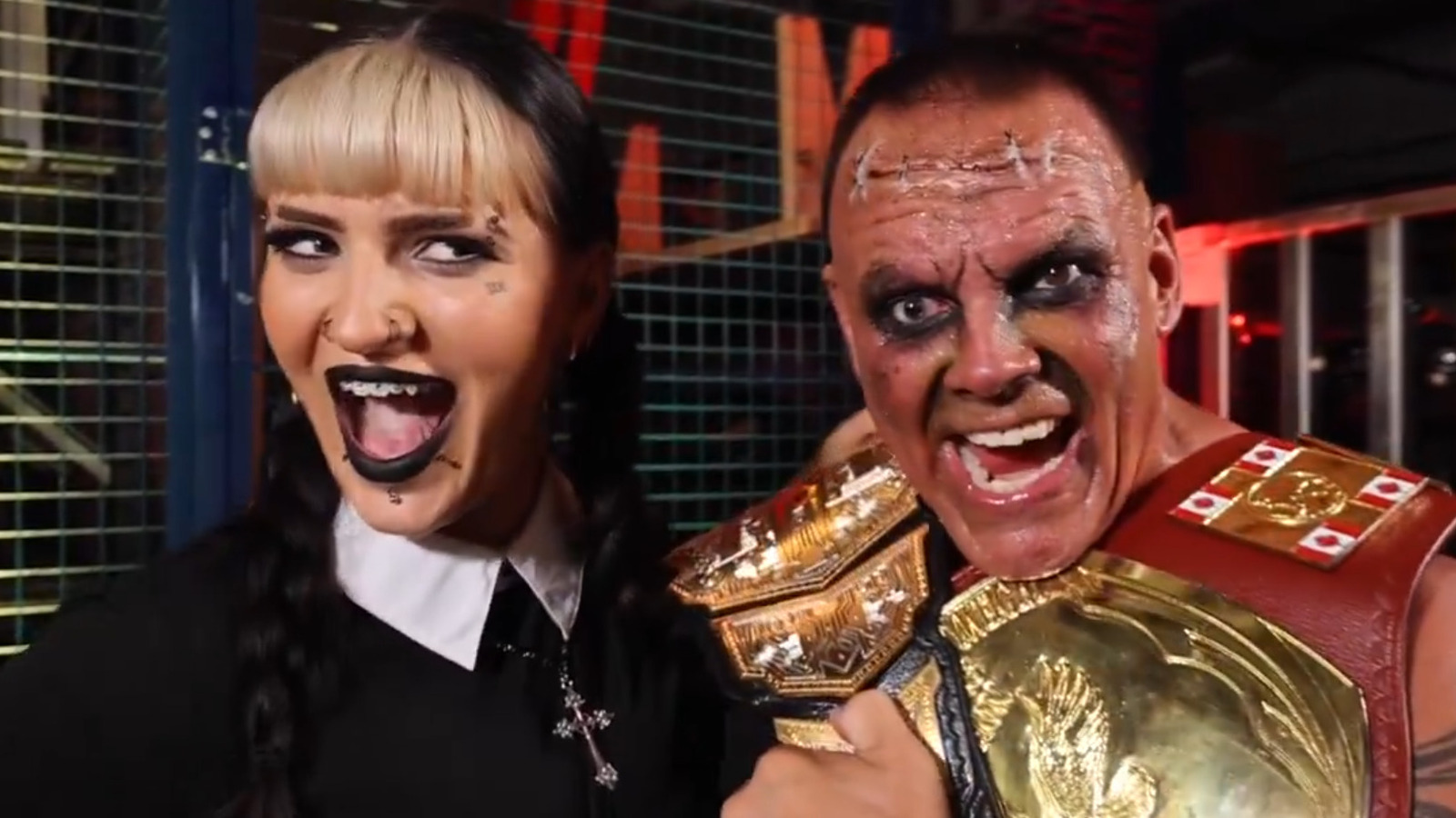 Las estrellas de TNA Steph De Lander y PCO se comprometen durante ...