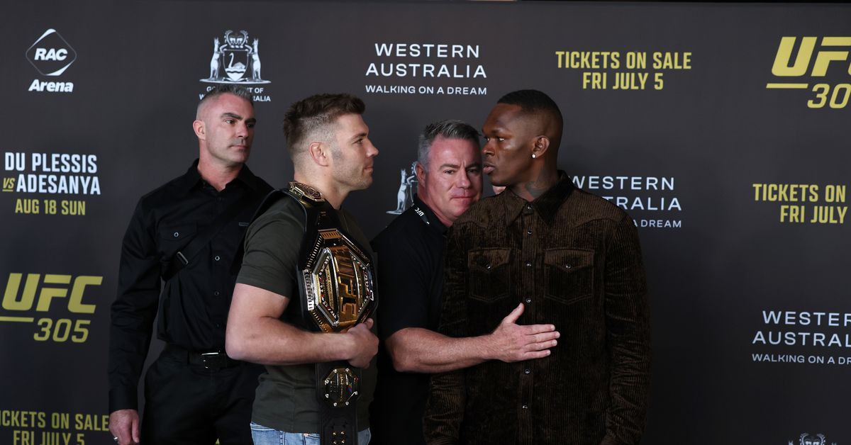 Se revela el póster de UFC 305 con los rivales Dricus du Plessis e ...