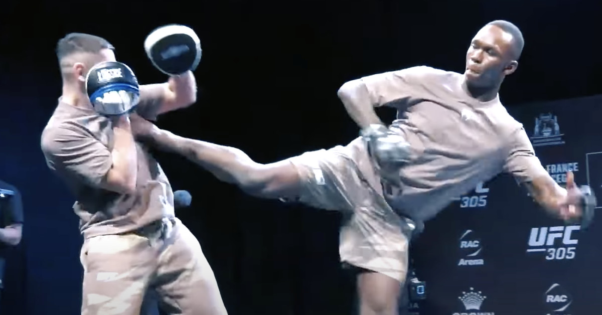 Entrenamientos abiertos de UFC 305 con Dricus du Plessis e Israel Adesanya