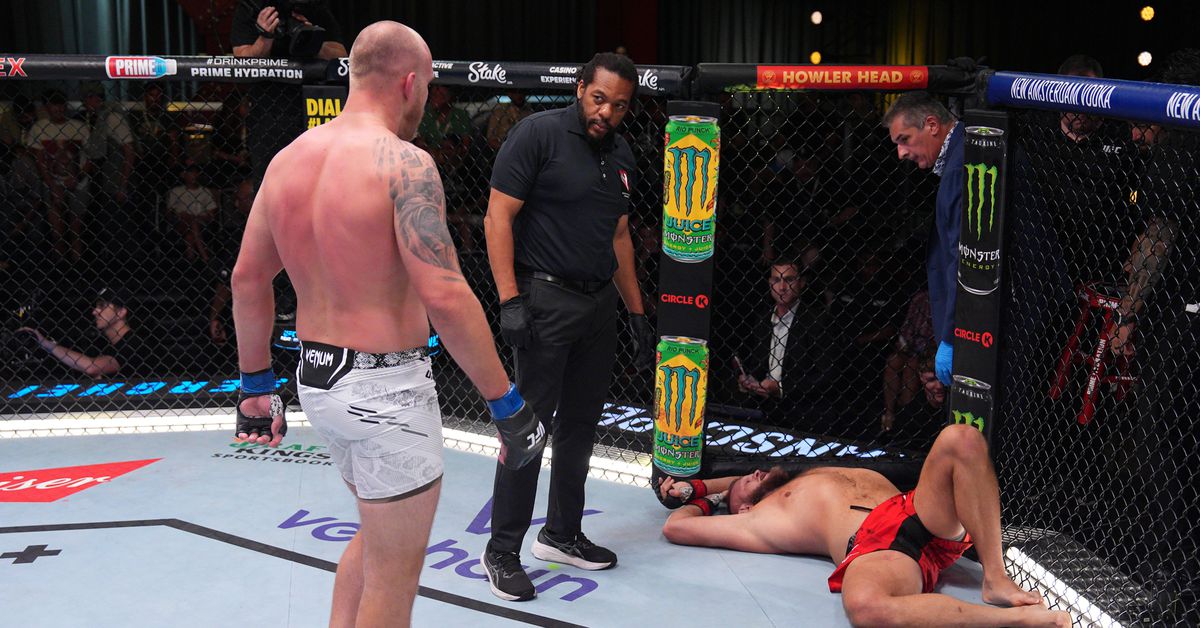 Espectáculo posterior a la pelea de UFC Vegas 95: reacción a la rápida ...