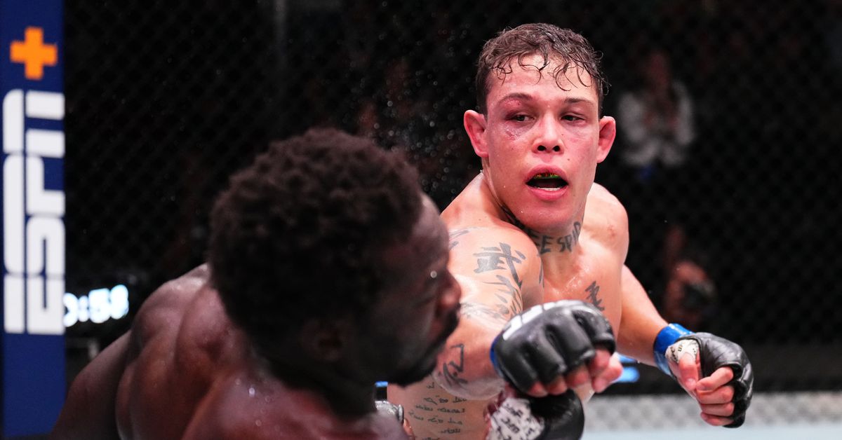 Espectáculo posterior a la pelea de UFC Vegas 96: reacción a la ...