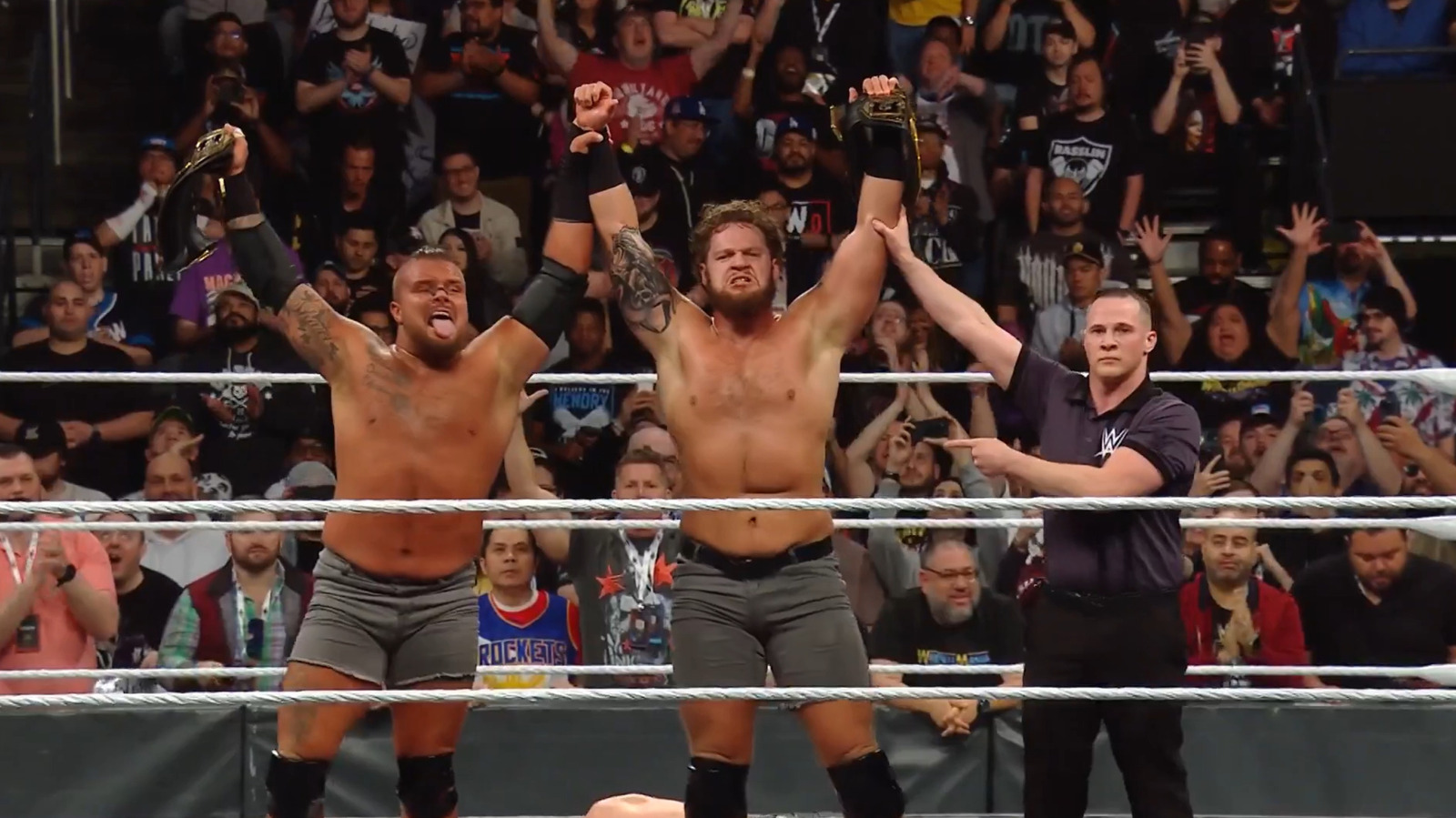 Hank & Tank Win WWE NXT títulos de etiquetas en Stand & Deliver, el año ...