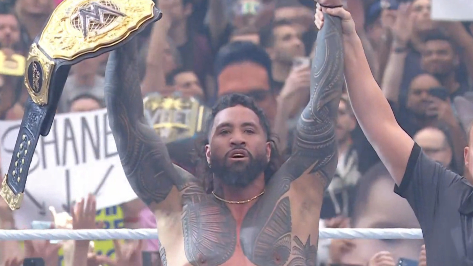 Jey Uso aprovecha Gunther, gana el título mundial de peso pesado para abrir WWE WrestleMania 41