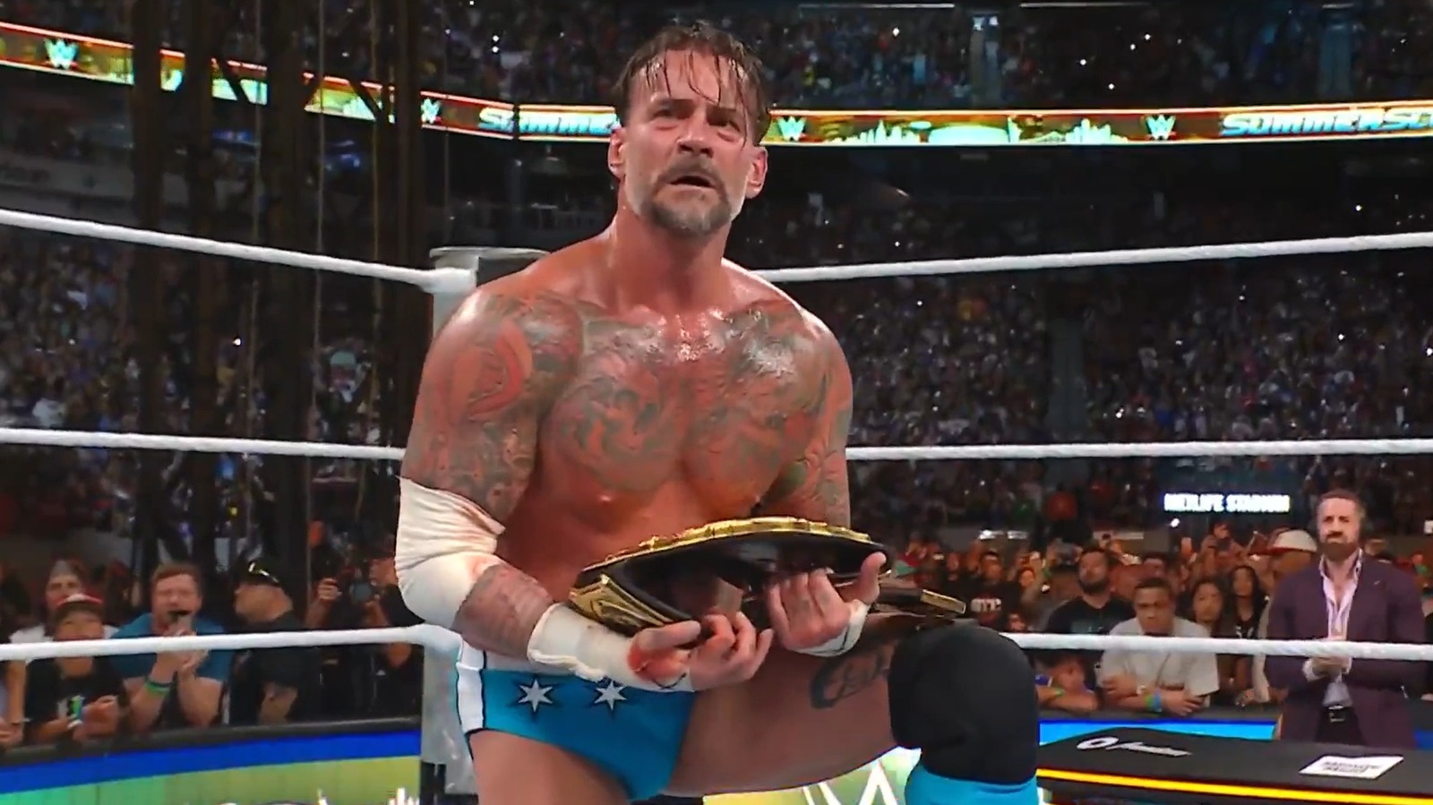 CM Punk conmociona al mundo, vence a Gunther por WHC en WWE Summerslam 2025